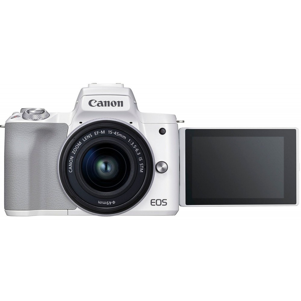 Canon EOS M50 Mk2 (Mark II) + 15-45 IS STM Kit White Цифровая фотокамера